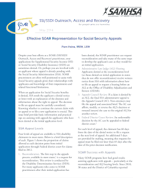 Fillable Online SSI/SSDI Outreach, Access a nd Recovery Fax Email Print ...