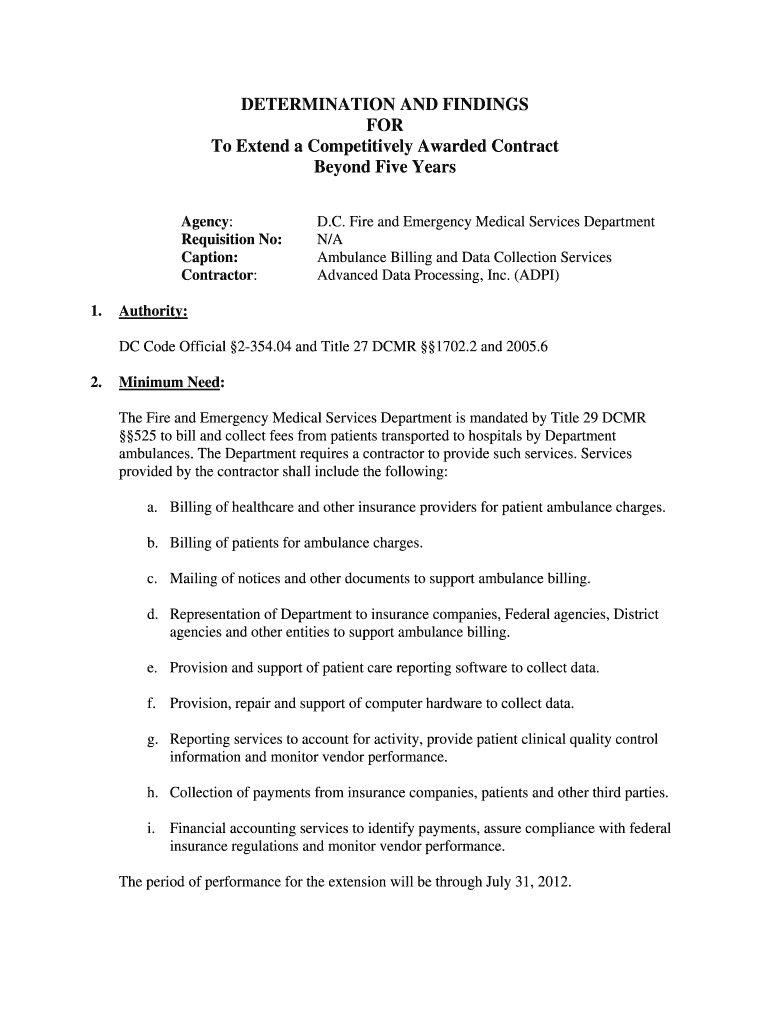 Fillable Online app ocp dc Second Extension Request for ADPI DRAFT ...