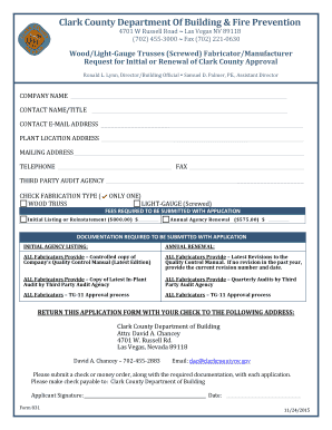 Fillable Online clarkcountynv WoodLight-Gauge Trusses Screwed ...