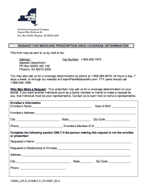 Fillable Online SilverScript Insurance Company Fax Email Print - pdfFiller