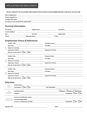 Fillable Online mmda mb Dealership Employment Application-For Fillable ...