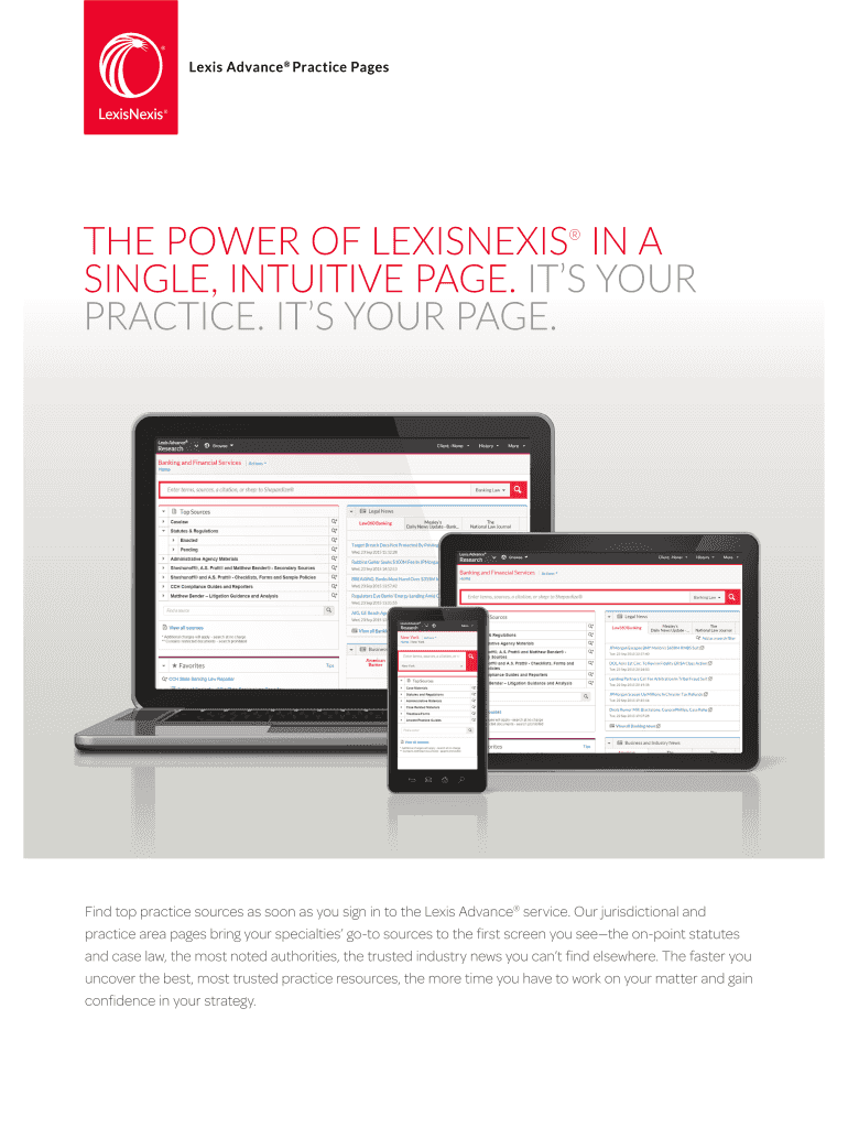 Fillable Online Lexis Advance Practice Pages Fax Email Print - pdfFiller
