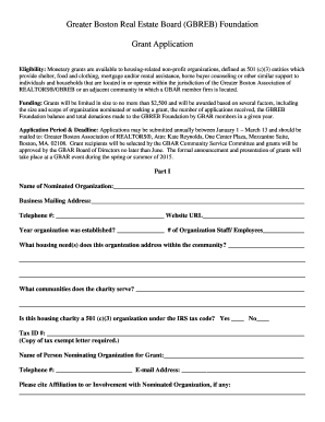 Fillable Online Greater Boston Real Estate Board (GBREB) Foundation Fax ...