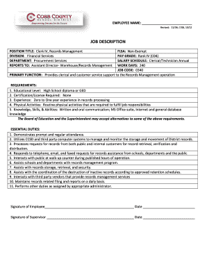 Fillable Online cobbk12 eRecordsManagement WORKDAYS - cobbk12 Fax Email ...