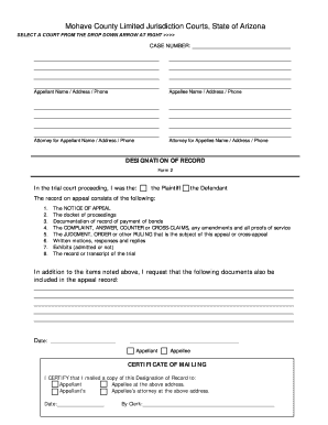 Fillable Online mohavecourts az SELECT A COURT FROM THE DROP DOWN RIGHT ...