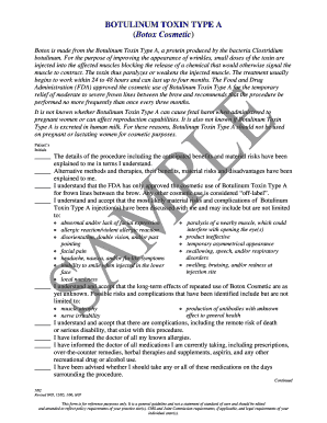 Botox Cosmetic Pdf - Fill Online, Printable, Fillable, Blank | pdfFiller