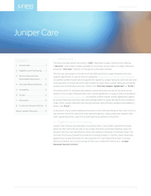 Fillable Online juniper Juniper Care Juniper Care - juniper Fax Email ...