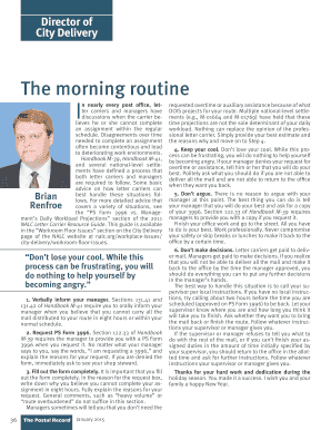 Fillable Online The morning routine Fax Email Print - pdfFiller