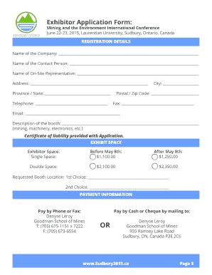 Fillable Online www2 laurentian Mining and the Fax Email Print - pdfFiller