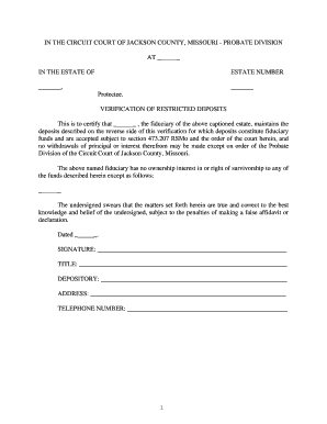 Fillable Online 16thcircuit AT IN THE ESTATE OF ESTATE NUMBER - 16th Circuit Court of ...