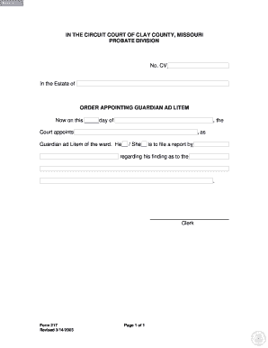 Fillable Online circuit7 IN THE CIRCUIT COURT OF CLAY COUNTY MISSOURI ...