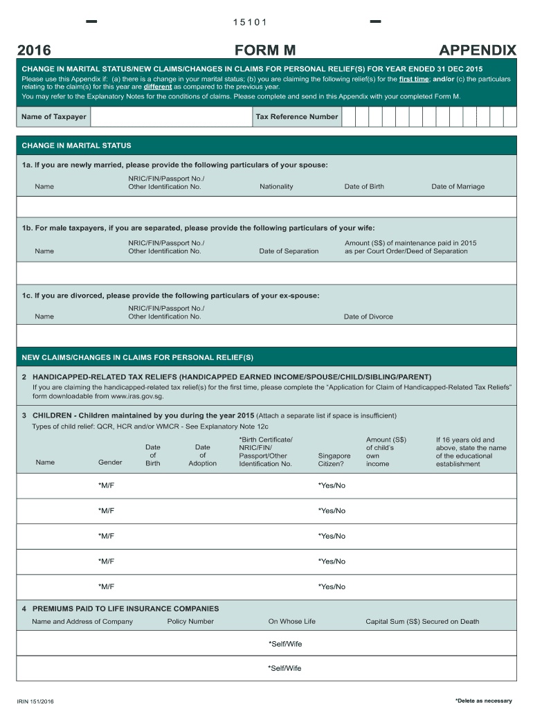 Sample of form m: Fill out & sign online | DocHub