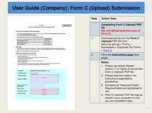 Fillable Online iras gov User Guide Company Form C Upload Submission ...