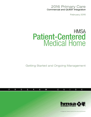 Fillable Online HMSA Patient-Centered Medical Home Fax Email Print ...