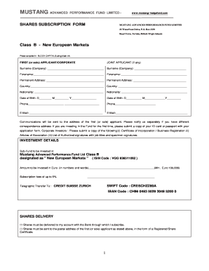 Fillable Online MUSTANG ADVANCED Fax Email Print - pdfFiller