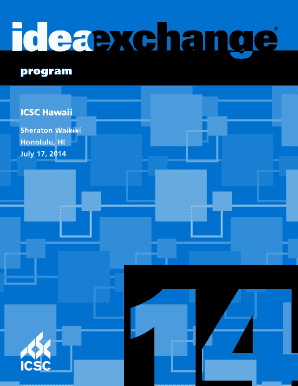 Fillable Online icsc Program - icscorg Fax Email Print - pdfFiller