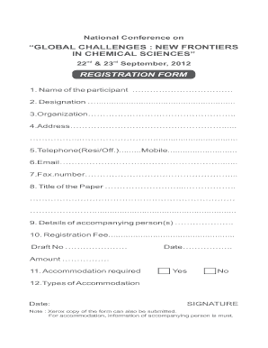 Fillable Online kuk ac REGISTRATION FORM - Kurukshetra University - kuk ...