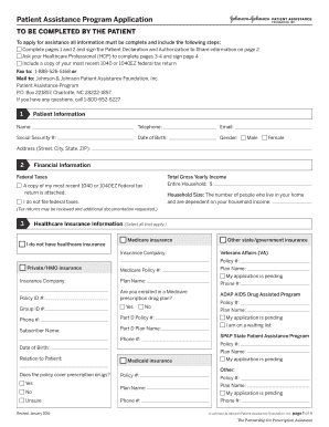 Fillable Online pparx TO BE COMPLETED BY THE PATIENT - pparxorg Fax Email Print - pdfFiller