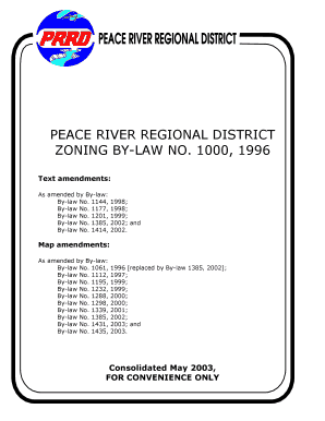 Fillable Online prrd bc PEACE RIVER REGIONAL DISTRICT ZONING BY-LAW NO ...