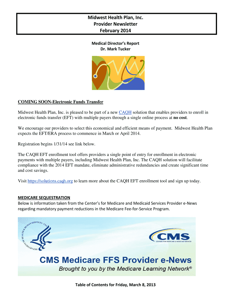 Fillable Online is pleased to be part of a new CAQH solution that ...