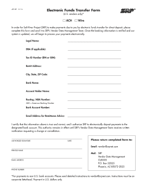 Fillable Online X89-387 0116 Electronic Funds Transfer Form Fax Email ...