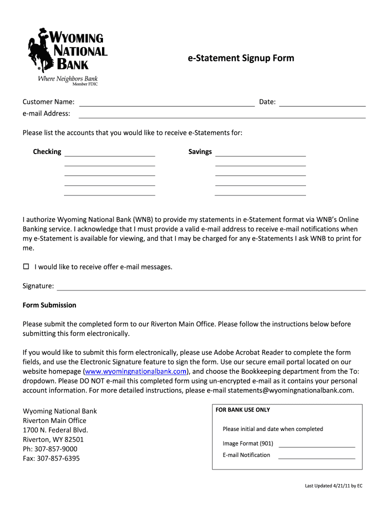 Fillable Online ig libertyonline E-Statement Signup Form - Liberty Online Fax Email Print ...