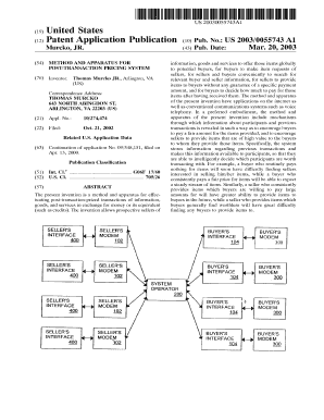 Fillable Online Method and apparatus for post-transaction pricing system Fax Email Print - pdfFiller