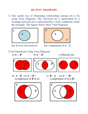 Fillable Online 6 VENN DIAGRAMS Fax Email Print - pdfFiller