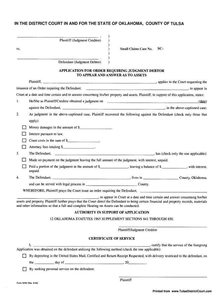 Fillable Online SMALL CLAIMS FORMS - Families in Transition Fax Email ...