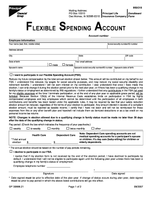 Fillable Online Principal Life Enrollment Des Moines IA 50306-0310 Form ...