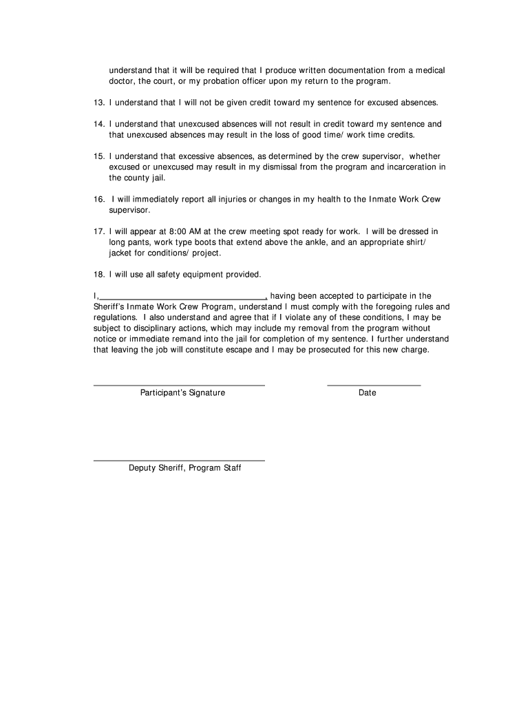 Fillable Online co siskiyou ca SISKIYOU COUNTY SHERIFFS OFFICE JON E ...