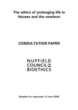 Fillable Online nuffieldbioethics Consultation paper - Nuffield ...