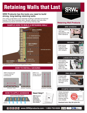 Fillable Online Retaining Walls that Last Fax Email Print - pdfFiller