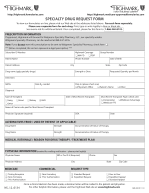 Fillable Online ccac SPECIALTY DRUG REQUEST FORM - ccacedu Fax Email ...