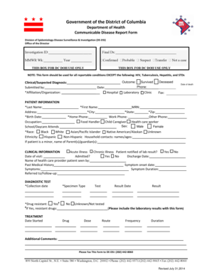 Fillable Online doh dc Case Reporting Form 72214 v3docx - doh dc Fax ...