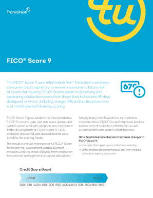 Fillable Online FICO Score 9 Fax Email Print - pdfFiller