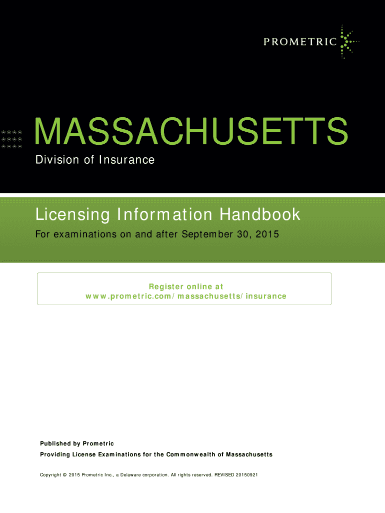 Fillable Online Massachusetts Division of Insurance Licensing ...