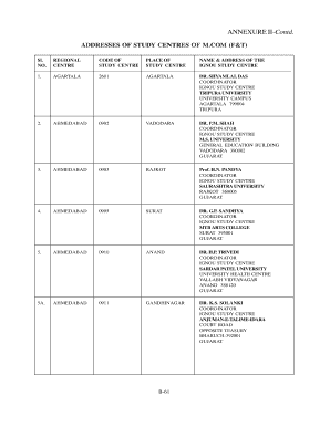 Fillable Online ignou ac ANNEXURE II- Contd - ignou ac Fax Email Print ...