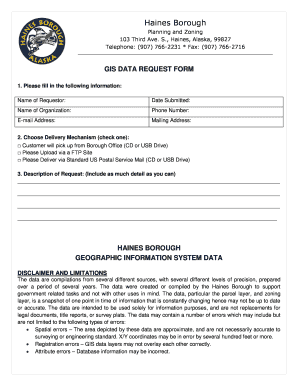 Fillable Online Haines Borough Multi-Hazard Mitigation Plan Fax Email Print - pdfFiller
