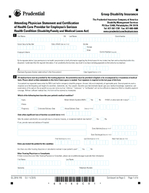 Fillable Online Attending Physician Statement and Certification of ...