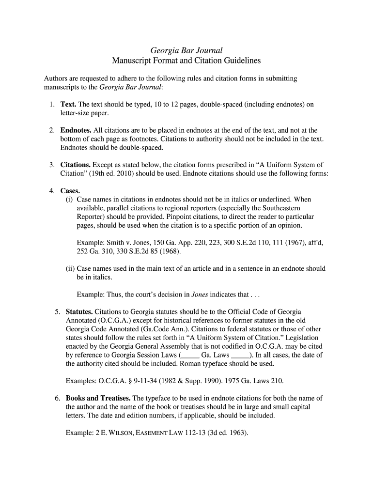 Fillable Online gabar Georgia Bar Journal - State Bar of Georgia ...
