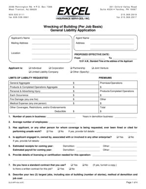 Fillable Online Products & Completed Operations Aggregate Fax Email ...