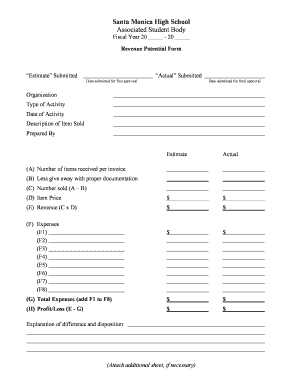 Fillable Online samohi smmusd Santa Monica High School Associated ...