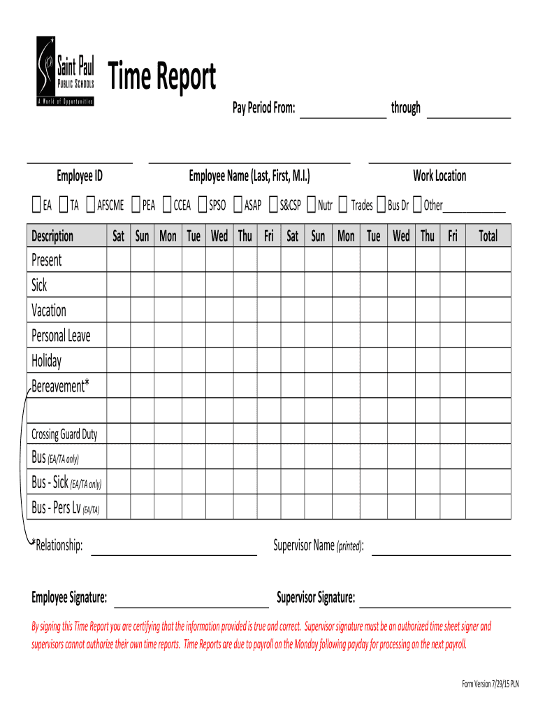 Fillable Online payroll spps Pay Period From Fax Email Print - pdfFiller