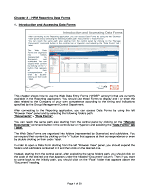 Fillable Online Chapter 3 HFM Reporting Data Forms 1 Introduction Fax ...