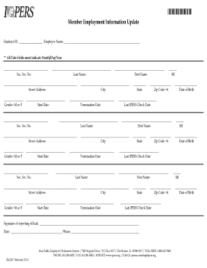 Fillable Online ipers EMPLOYER ID 27312 - Welcome to IPERS Fax Email ...