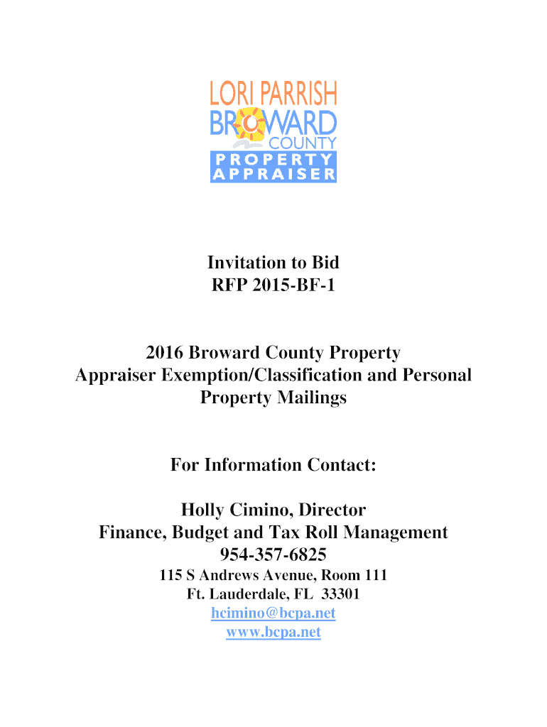 Fillable Online bcpa Property Mailings Fax Email Print - pdfFiller