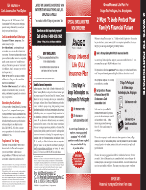 Fillable Online Cash Accumulation Fund Advantages Fax Email Print ...