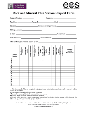 Fillable Online nuigalway Request form EOS - nuigalwayie Fax Email ...