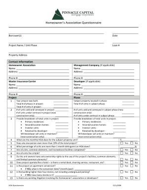 Homeowners Association Forms | pdfFiller